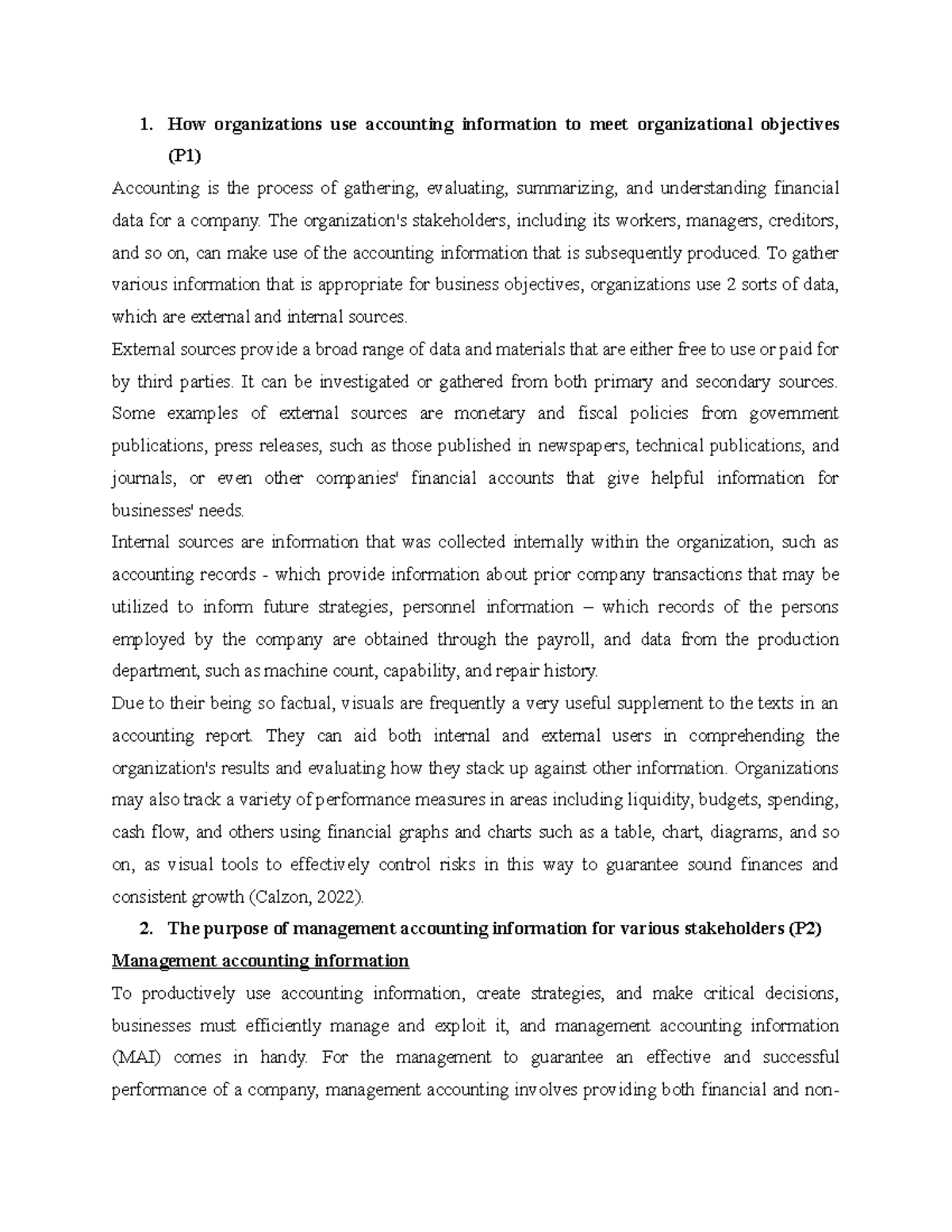 management accounting draft - How organizations use accounting ...