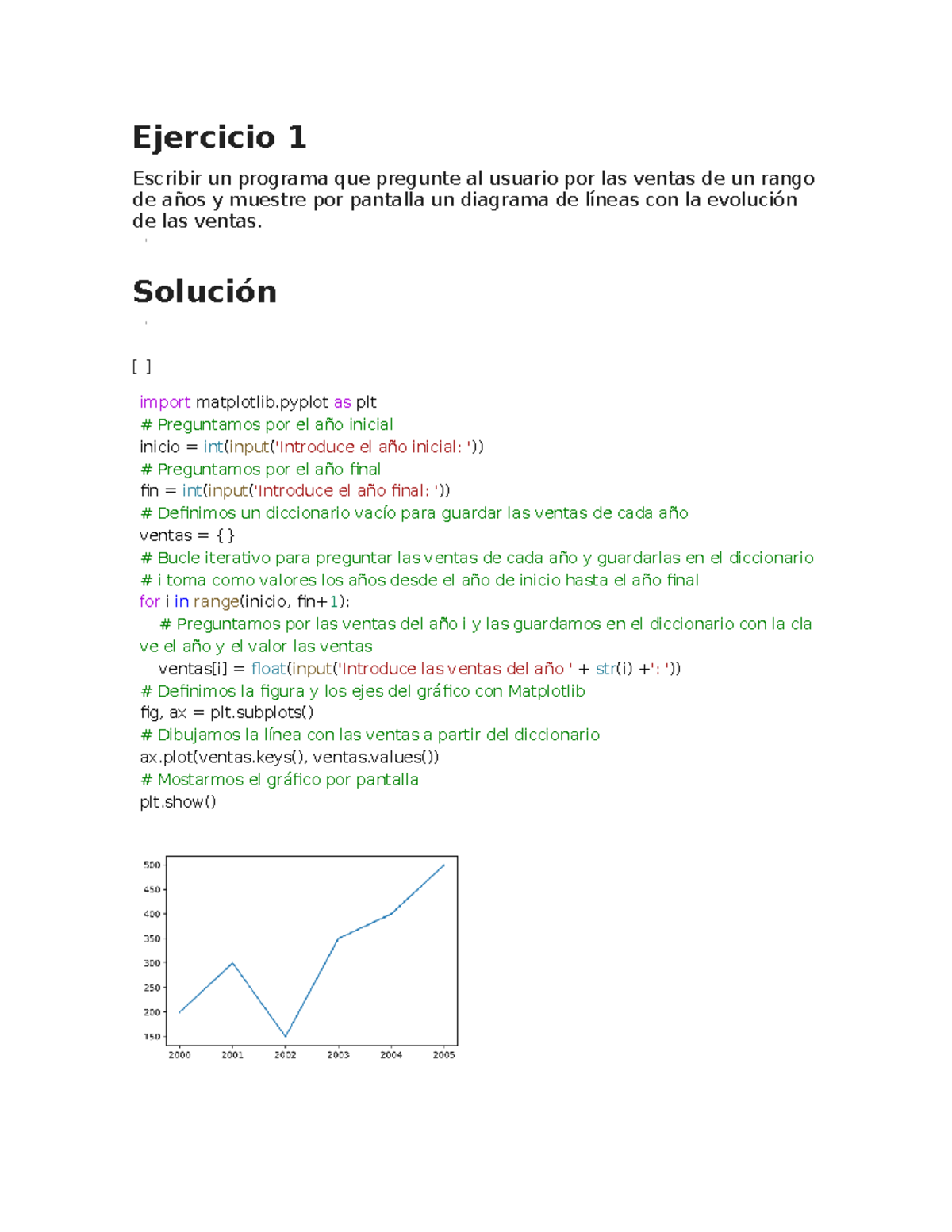 Matplotlib - NO SE VAMOS POR MAS DE IGUAL MN - Ejercicio 1 Escribir un ...