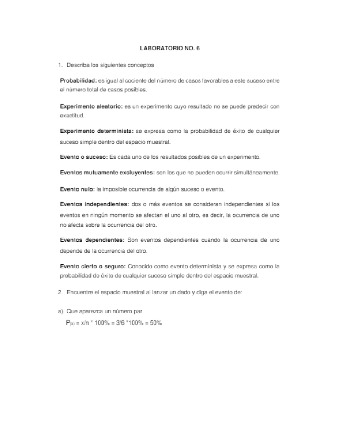 Lab 6 - .hjghf - Estadistica - Studocu