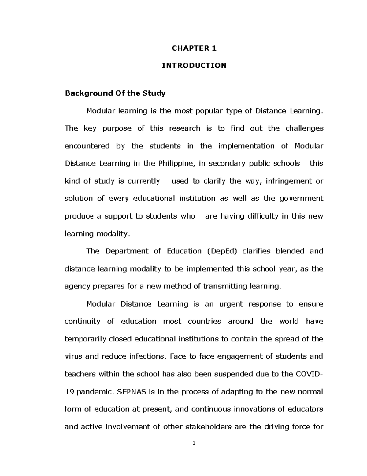 Jamayka-Research-final - CHAPTER 1 INTRODUCTION Background Of the Study ...