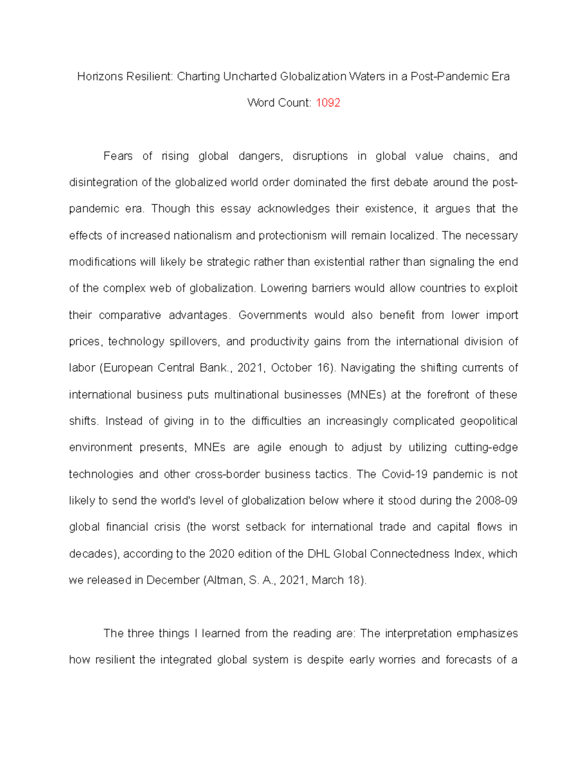 Attachment 1 - adflnawpfbaoif - Horizons Resilient: Charting Uncharted ...