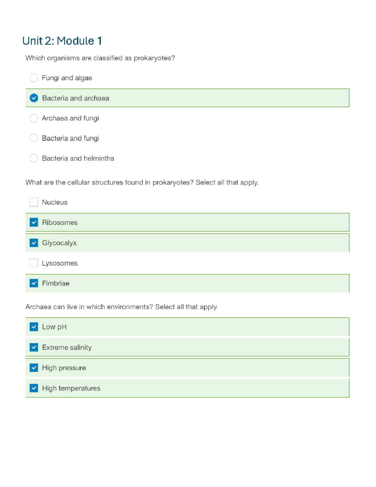 Week-2-edapt - edapt wk2 - Unit 2: Module 1 Which organisms are ...