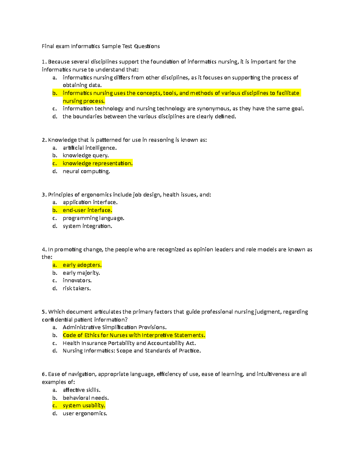 460119000-End-Term-Exam-Informatics-Summer-2019 - Final exam ...