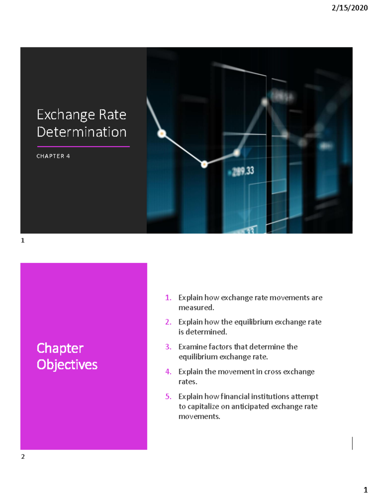 Exchange Rate Determination - Explain how exchange rate movements are ...