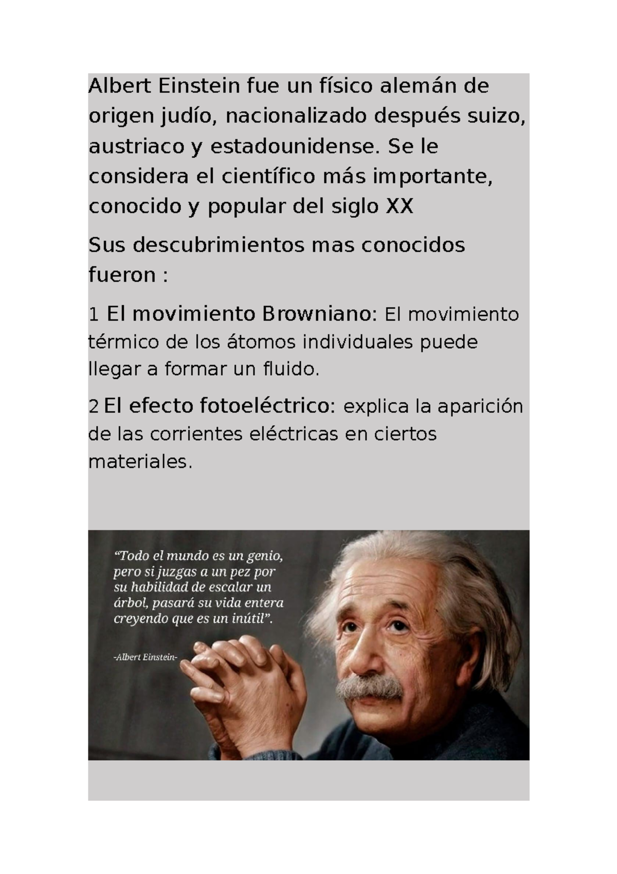 Albert einsten 2 - uijkhhhjjj - Albert Einstein fue un físico alemán de ...