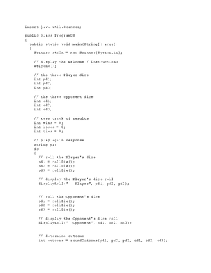 Lab 3 for CS 250 - Intro to Computer Programming - CS 250 Lab 03 Due ...