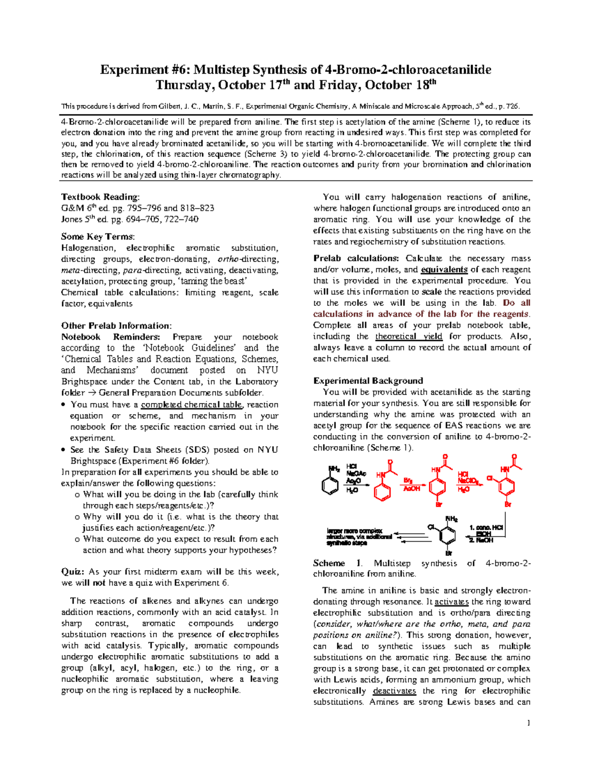FA24-Exp6-Multistep EAS Chlorination - 1 Experiment # 6 : Multistep ...