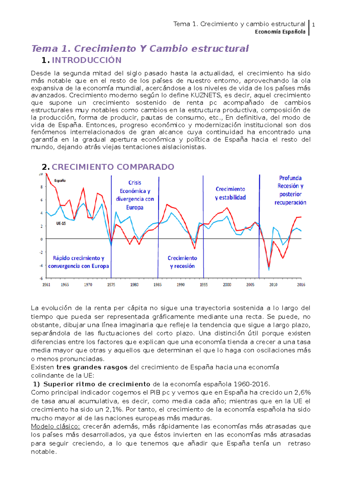 Wuolah-free-Tema 1. Crecimiento y cambio estructural - Economía ...