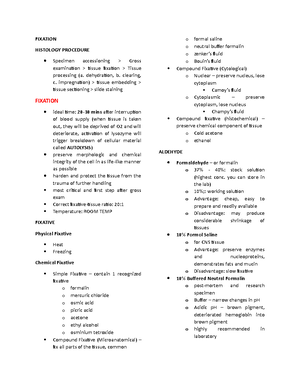 Histo - Stains - Different types of stain - STAIN PRINCIPLE FIXATION ...