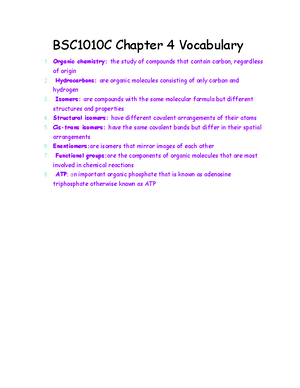 General Biology Chapter 4 Study Guide - General Biology Chapter 4 Study ...