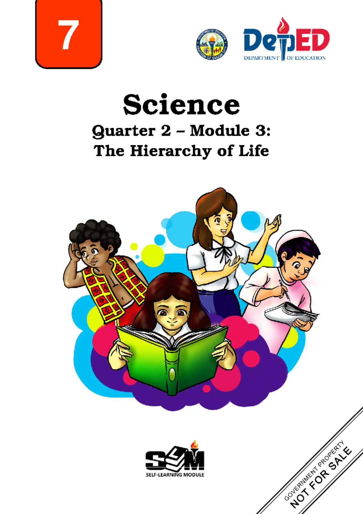 Science 7 Q2 M3of7 hierarchyoflife v2 - Science Quarter 2 – Module 3 ...