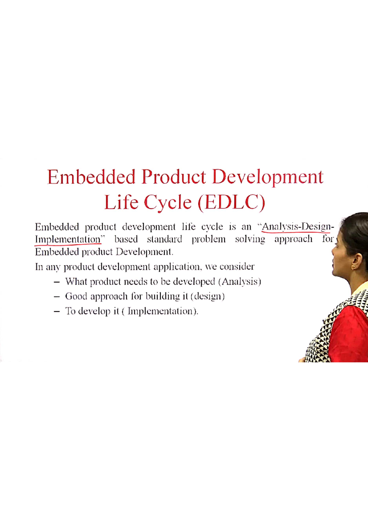 Embedded unit 3 - Embedded Product Development Life Cycle (EDLC ...