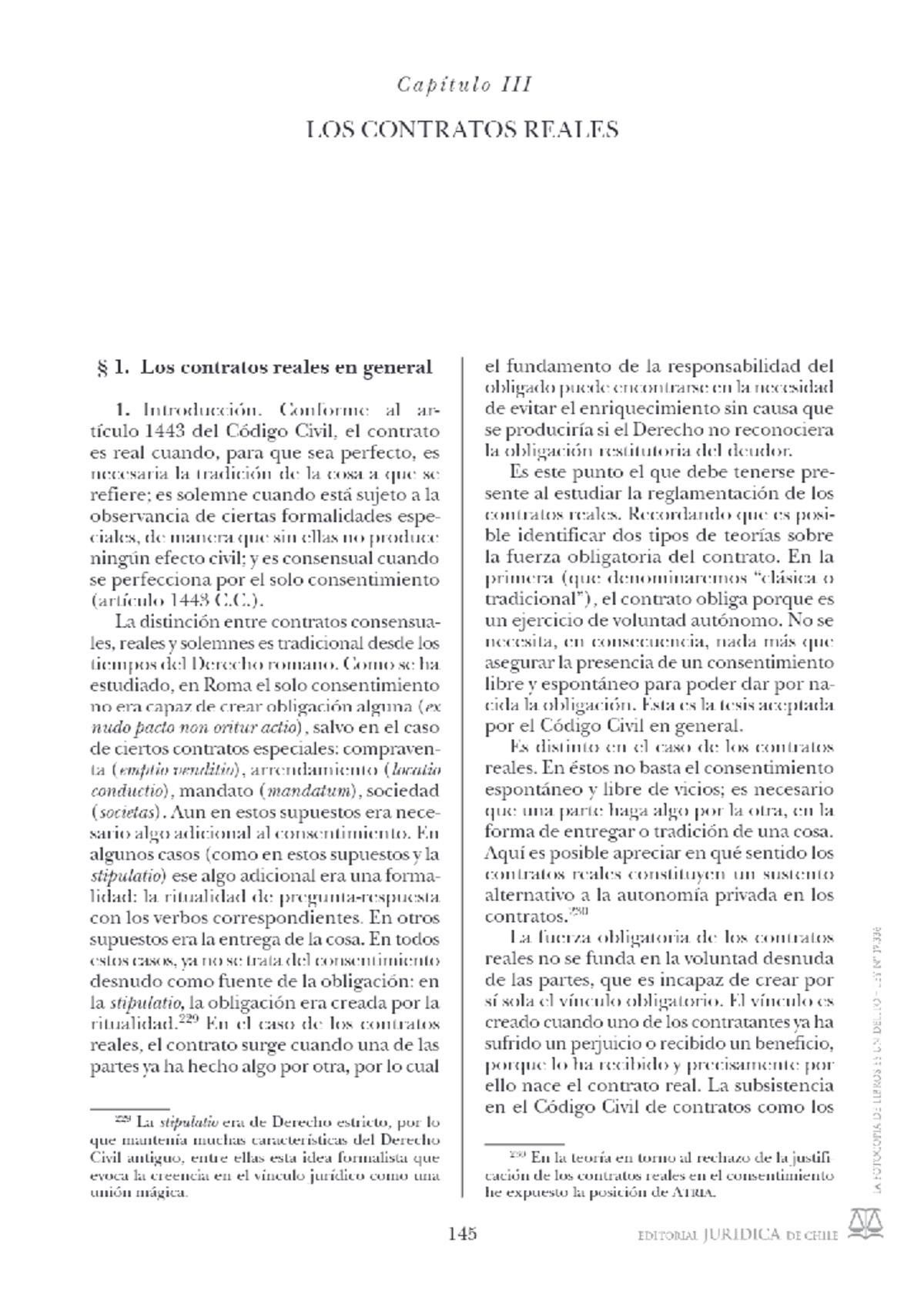 Los Contratos Reales - civil - Derecho Civil I - Studocu