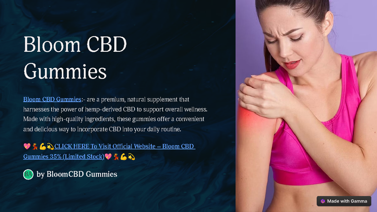 Bloom CBD Gummies Reviews – Dragons Den, Scam Or Legit? - Bloom CBD ...