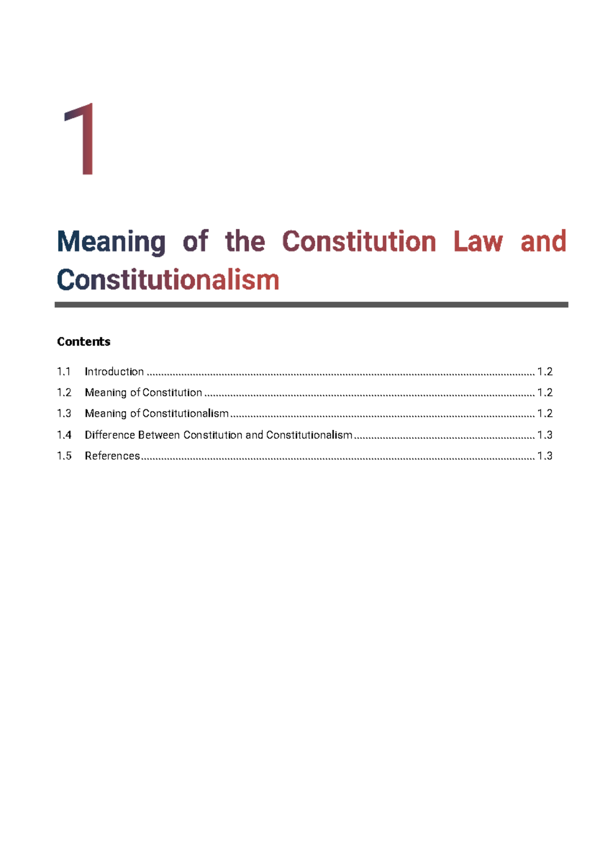 3130007 Indian-Constitution GTU Study Material Notes Unit-1 - Contents ...