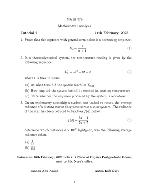 Principle of Mathematical induction questions 2 - Algebra - Studocu
