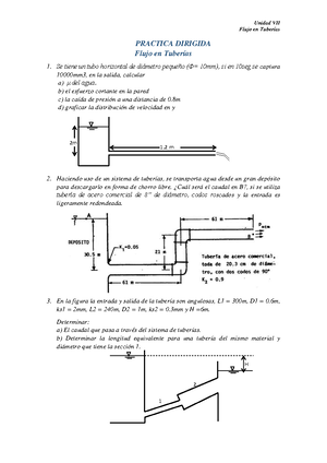 TALLER EXAMEN PARCIAL - Mecanica de Fluidos - Studocu