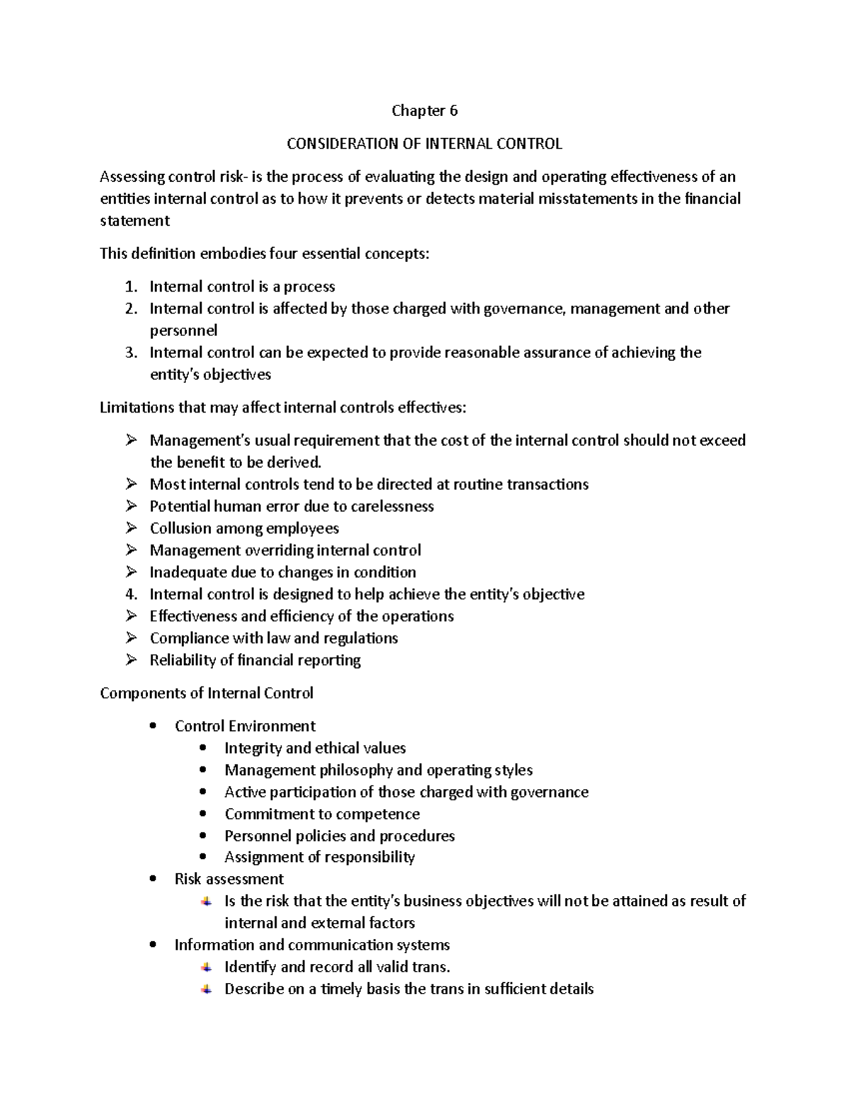 Auditing theory Chapter 6 - Accountancy - Studocu
