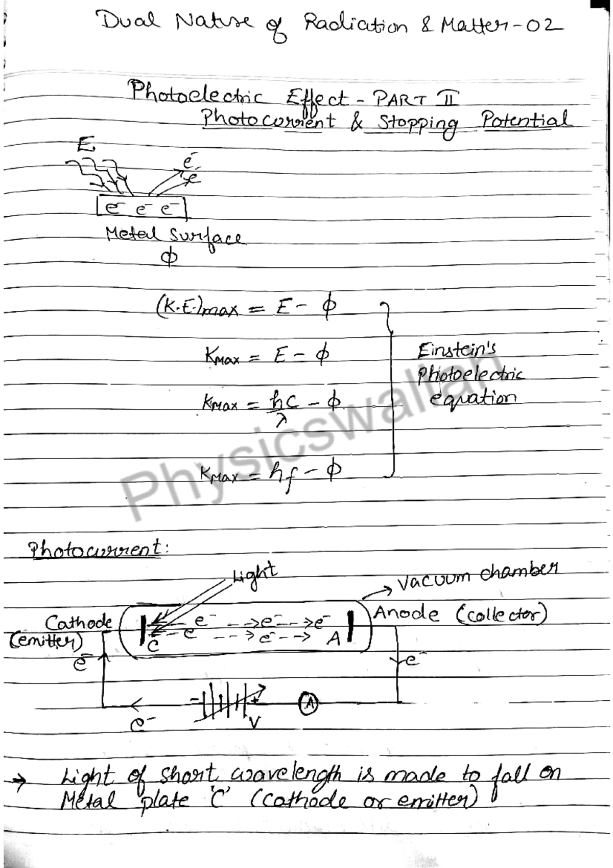 Dual-02+ - dual nature notes 1 - applied physics - Studocu