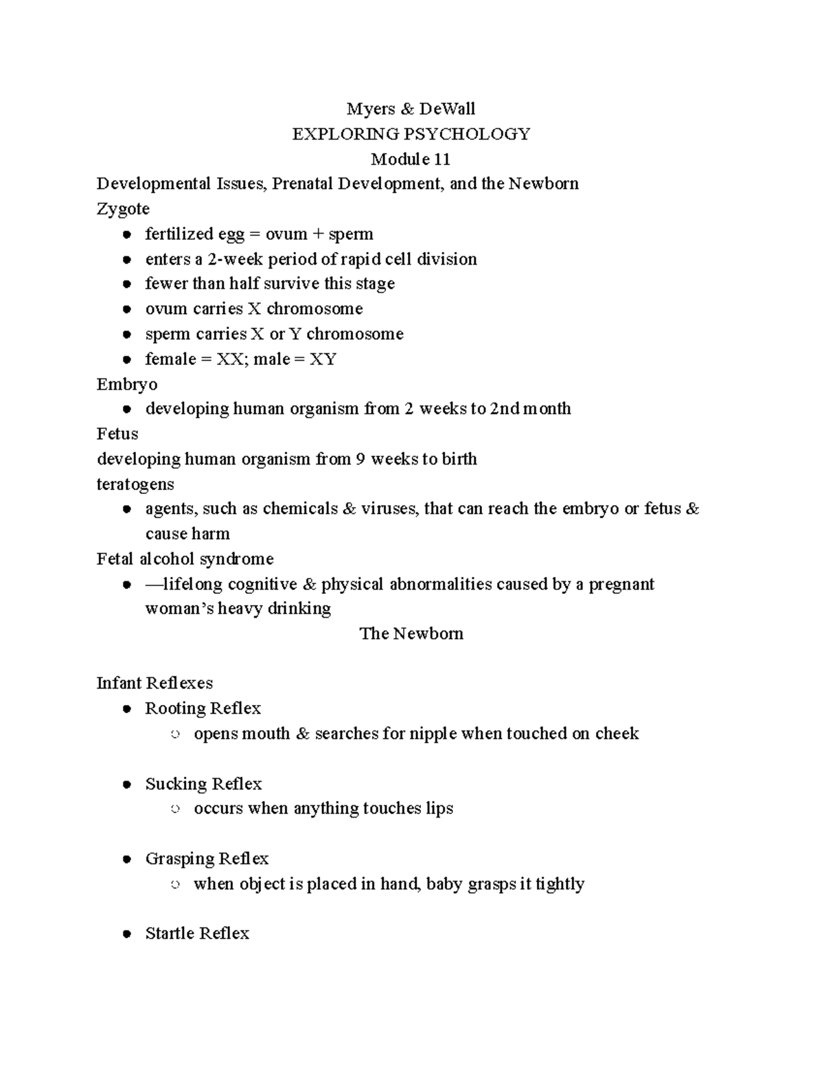 Module 11 - class notes of 2023 - Myers & DeWall EXPLORING PSYCHOLOGY ...