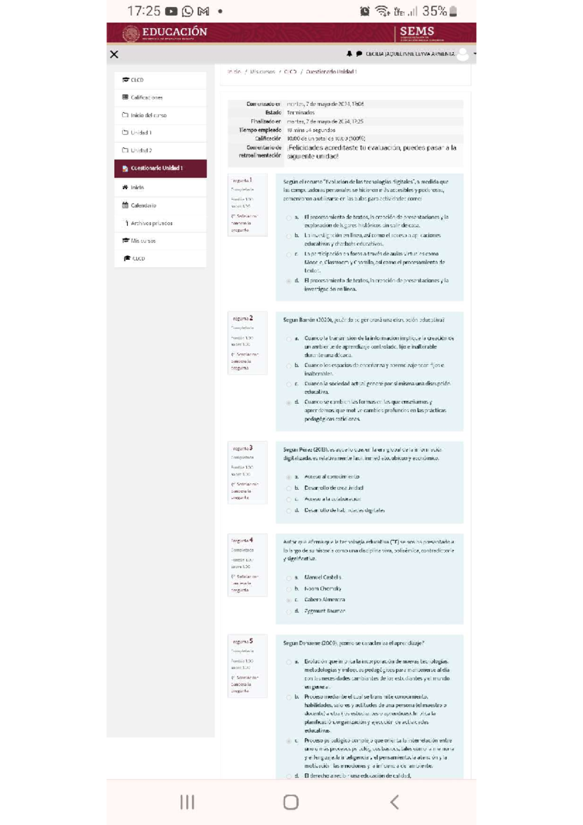 (Curso del Manejo y Dominio del Lenguaje y la Cultura Digital) 5 ...