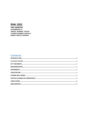 DVA1502 MAY JUNE EXAM - DVA1501 - Unisa - Studocu