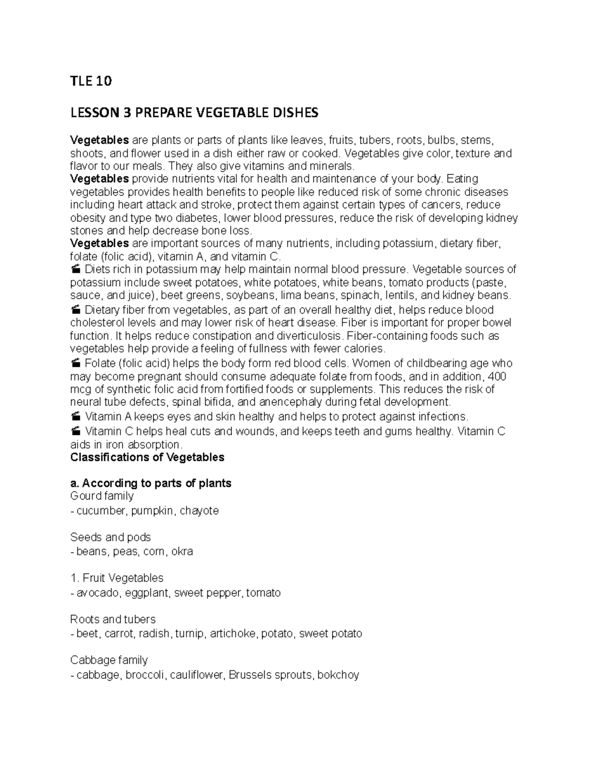 TLE 10TBP - TECHNOLOGY AND LIVELIHOOD EDUCATION - TLE 10 LESSON 3 ...