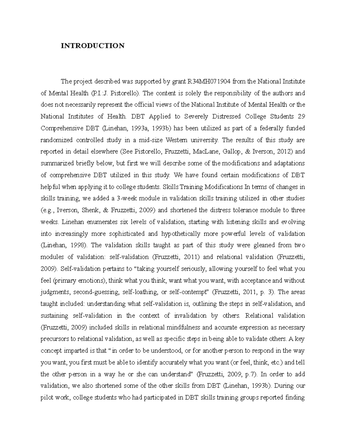 General Biology - INTRODUCTION The project described was supported by ...