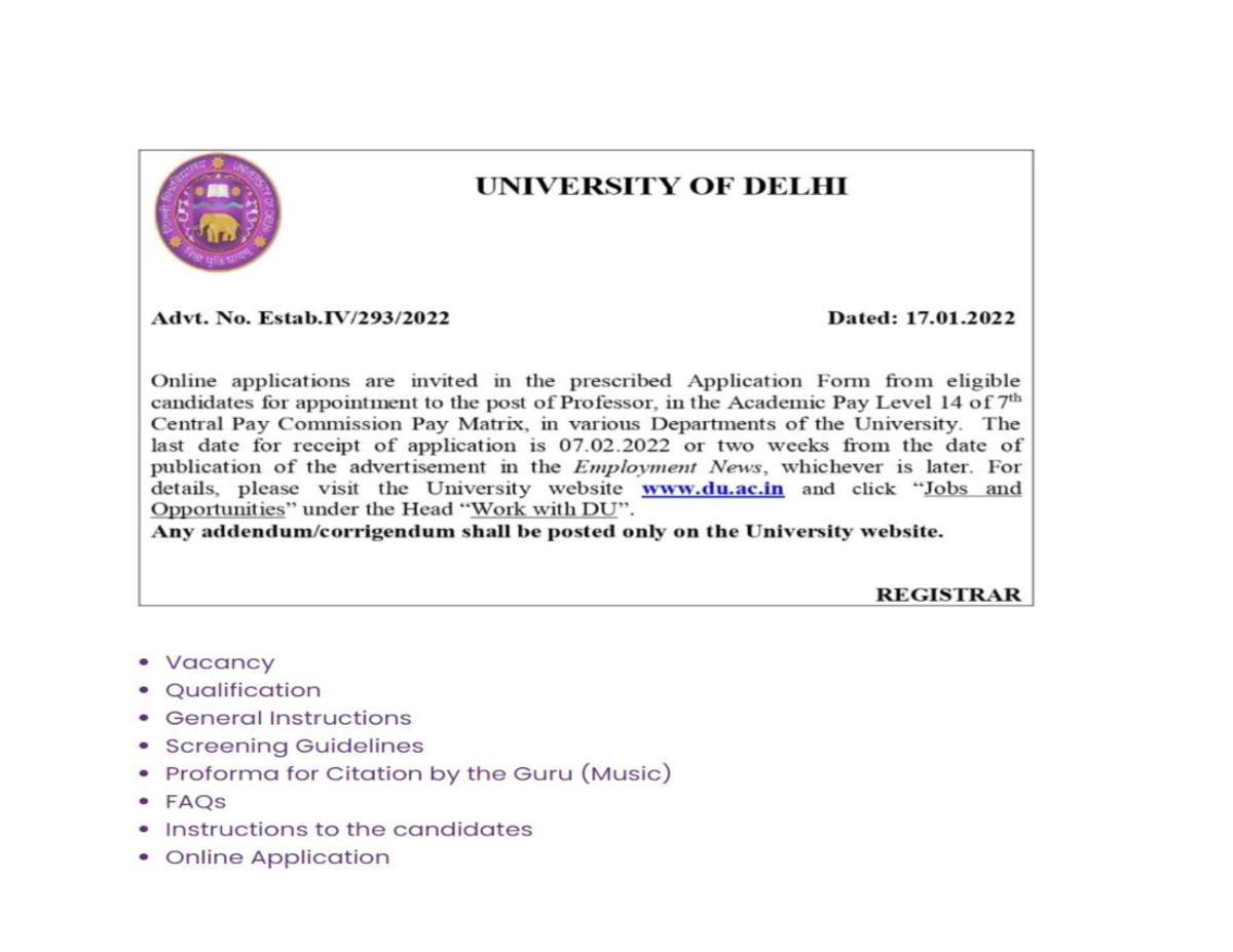 DU advertisement - Advertisement & Branding - Delhi University - Studocu