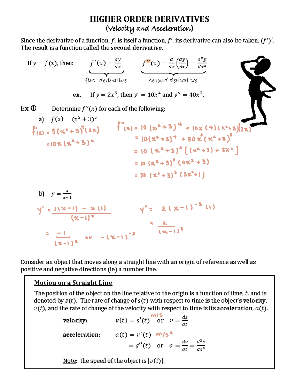 Calc Notes 3 - Grade 12 University Calculus Review - HIGHER ORDER ...