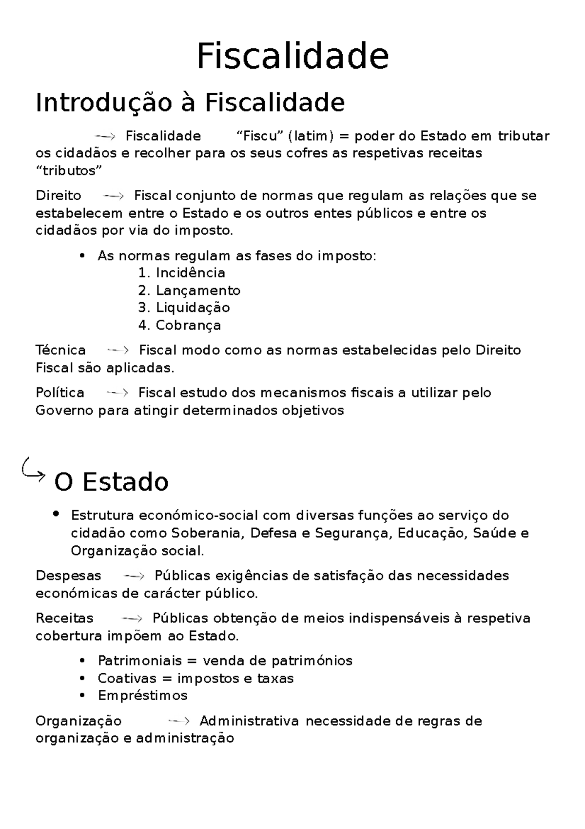 Fiscalidade - artigos - Fiscalidade Introdução à Fiscalidade ...