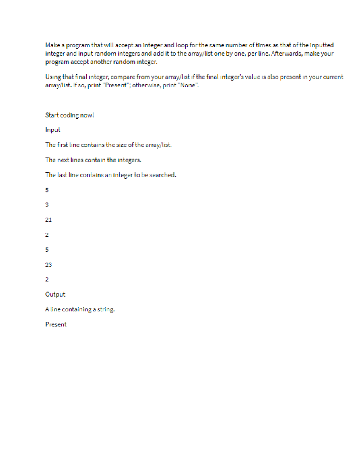 Doc1 - just some practice material - Computer Programming Course - Studocu