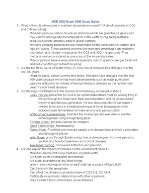 Exam 1 Lecture Notes - Exam 1 Lecture Notes Chapter 1: The Evolution of ...