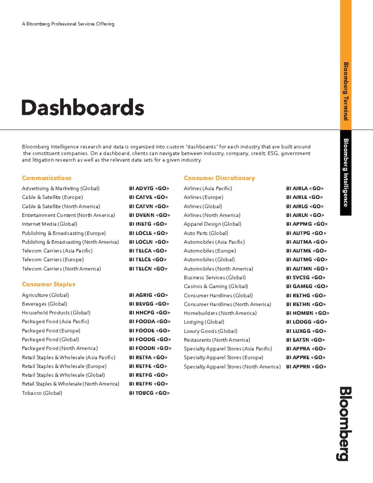 Bloomberg-Intelligence research - Bloomberg Intelligence Bloomberg ...