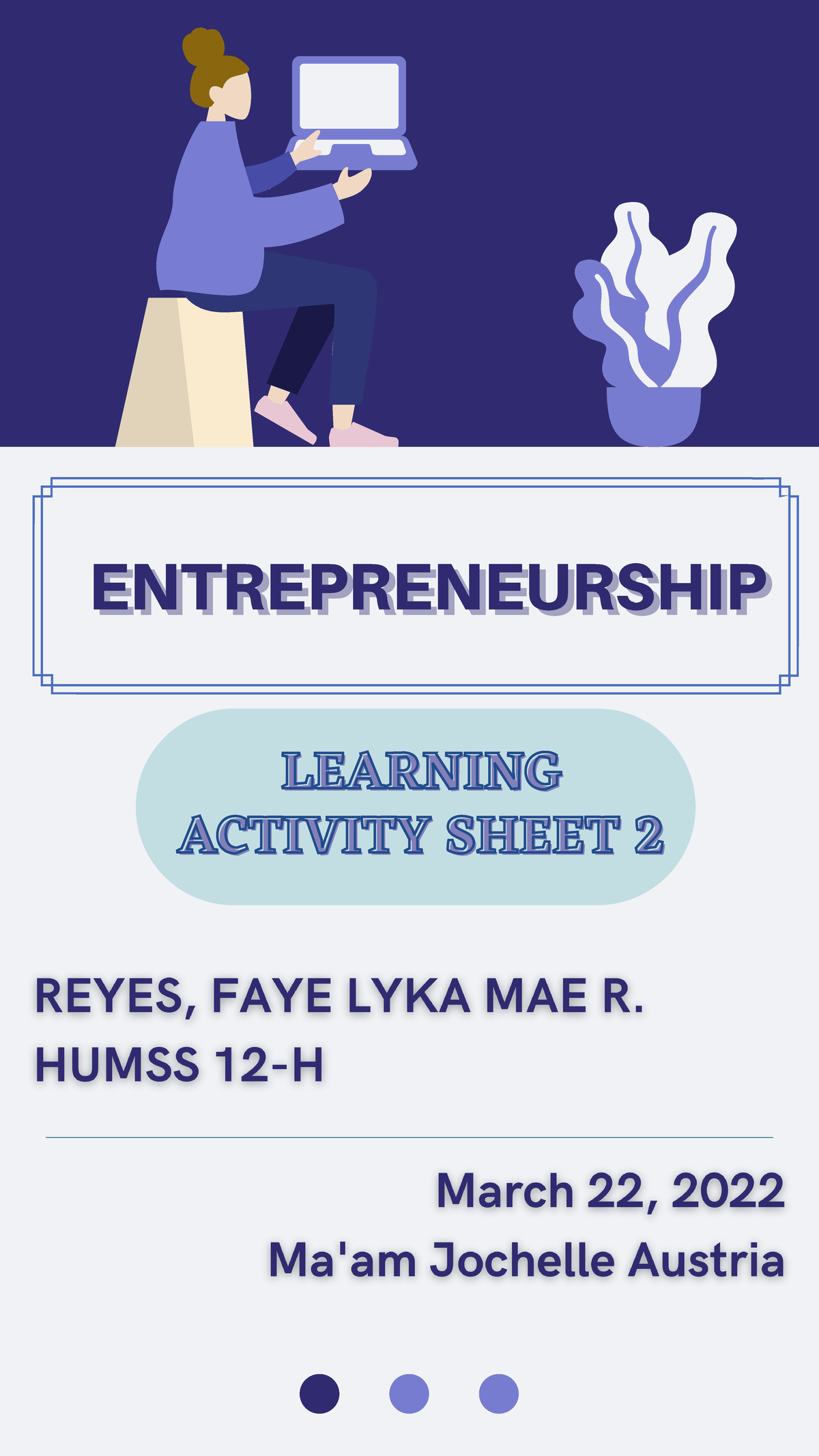 LAS-2 Entrep - gfd - ENTREPRENEURSHIPENTREPRENEURSHIP LEARNINGLEARNING ...