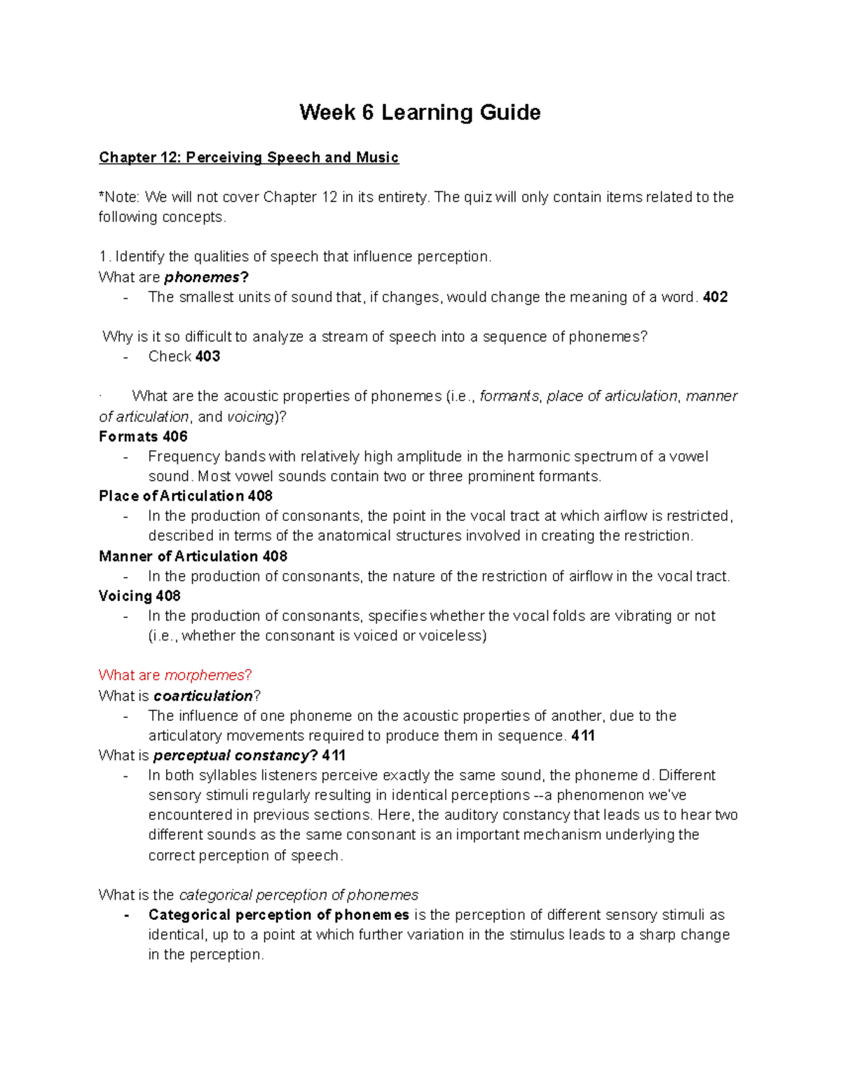 Week 6 Notes - Study Guide Filled In - Week 6 Learning Guide Chapter 12 ...