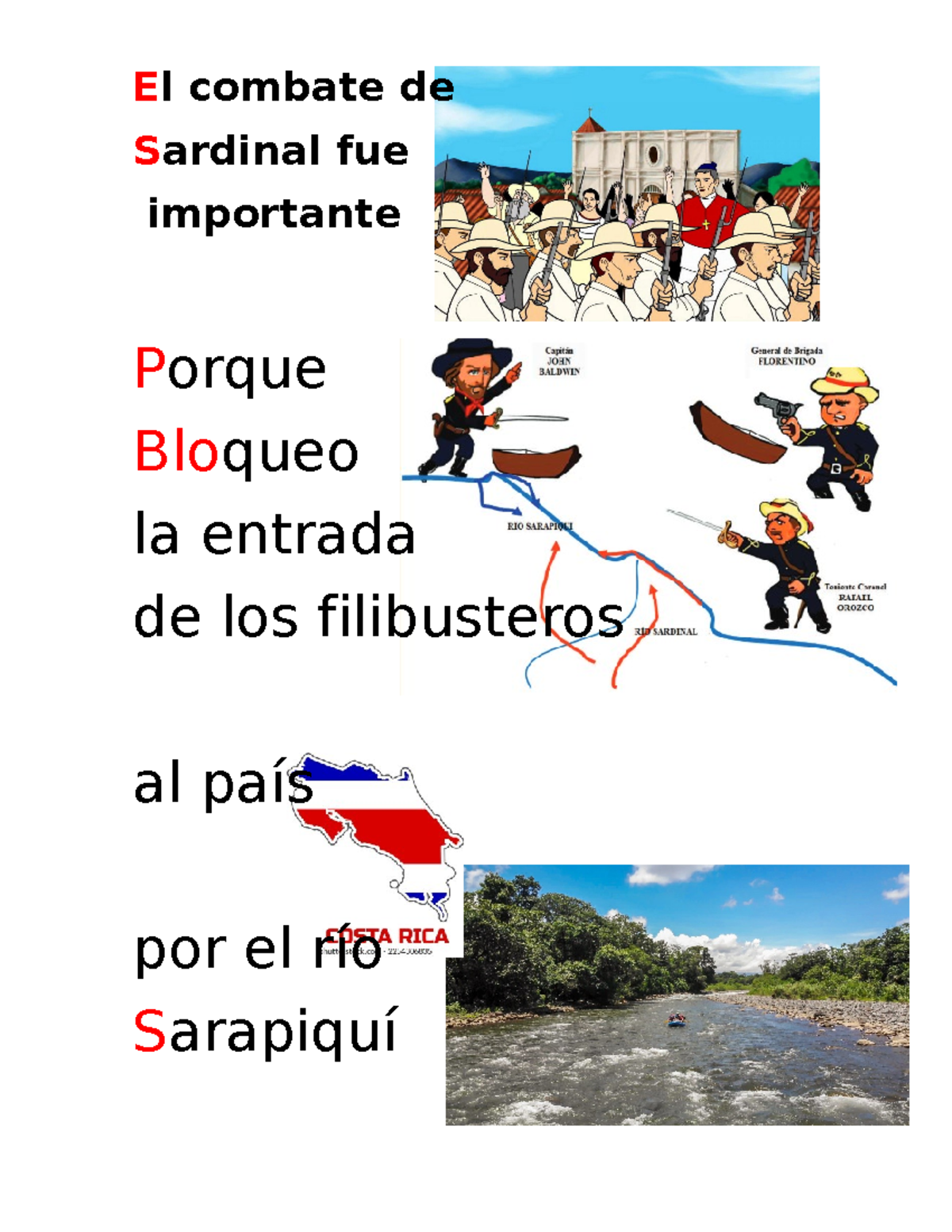 Batalla DE Sardinal - Resumen estudios sociales - El combate de ...