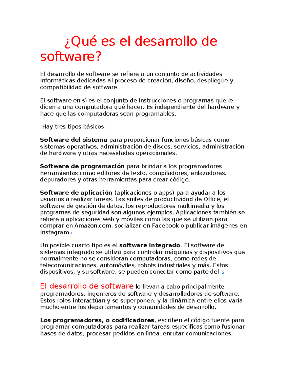 Qué es el desarrollo de software - ¿Qué es el desarrollo de software ...