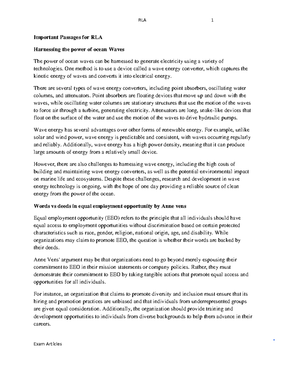 RLA pdf - bu bu - Important Passages for RLA Harnessing the power of ...