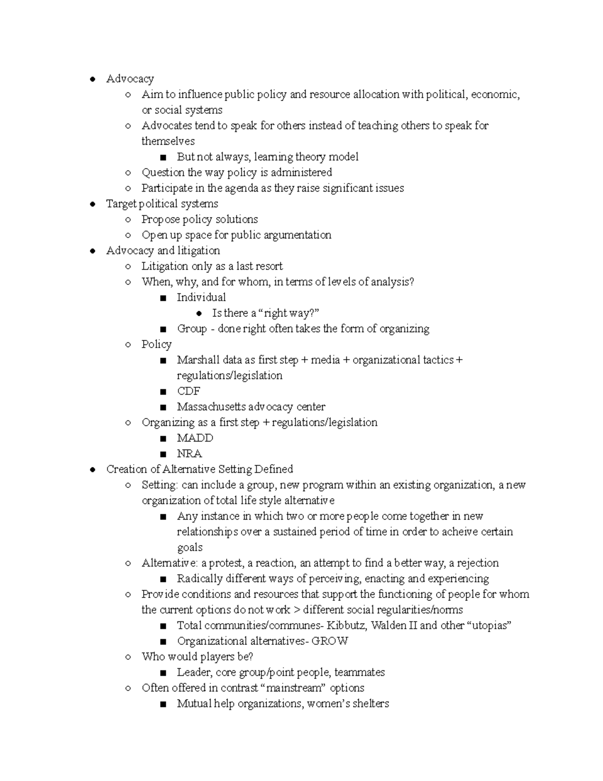 03 24 2020 - Edward Seidman - Advocacy Aim to influence public policy ...