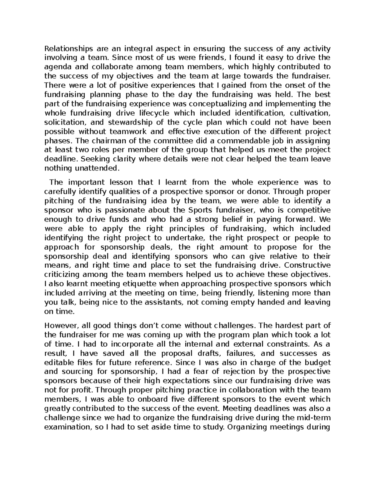 Reflection Paper 1 - english - JKUAT - Studocu