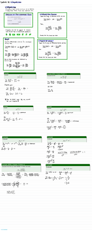 Calculus 113 - Notes given from Semester 1, Fall, Professor Murragarra ...