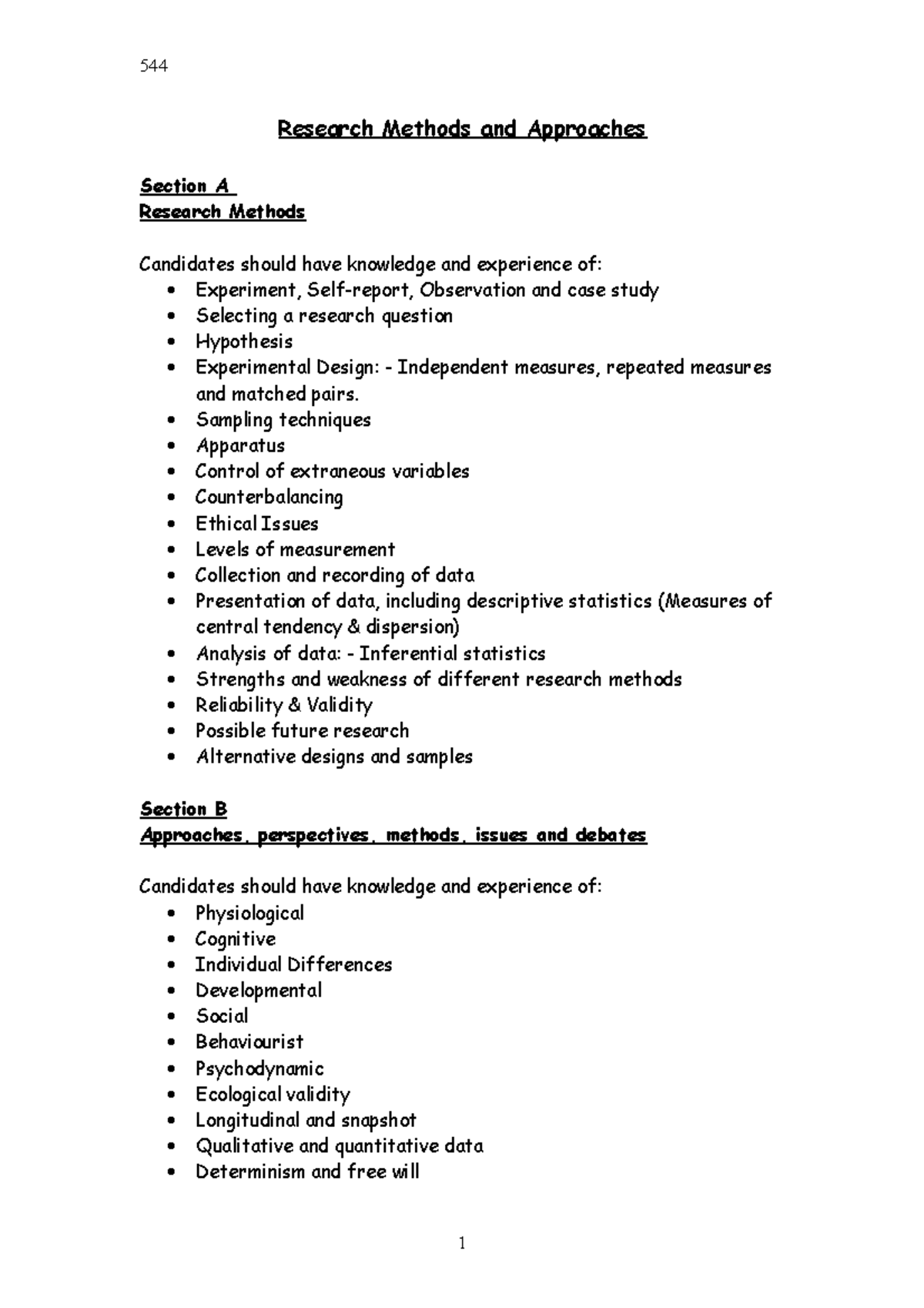 Research Methods and Approaches 2 - Research Methods and Approaches ...
