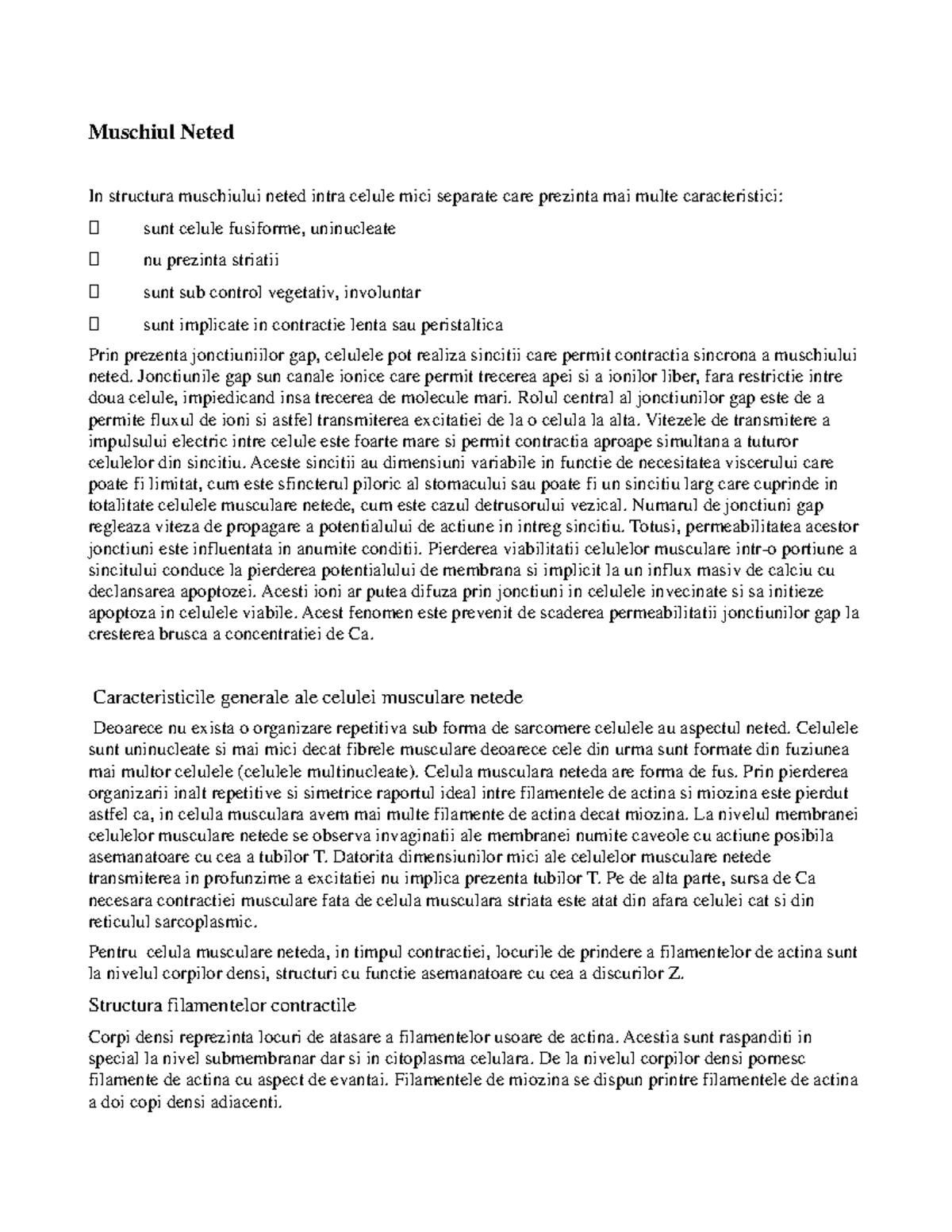 4.2. Muschiul neted (Ghita) - Muschiul Neted In structura muschiului ...