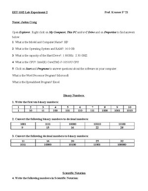 TEST LAB Series Parallel Circuit (Report 5) 11 - Course No: EET 1122 ...