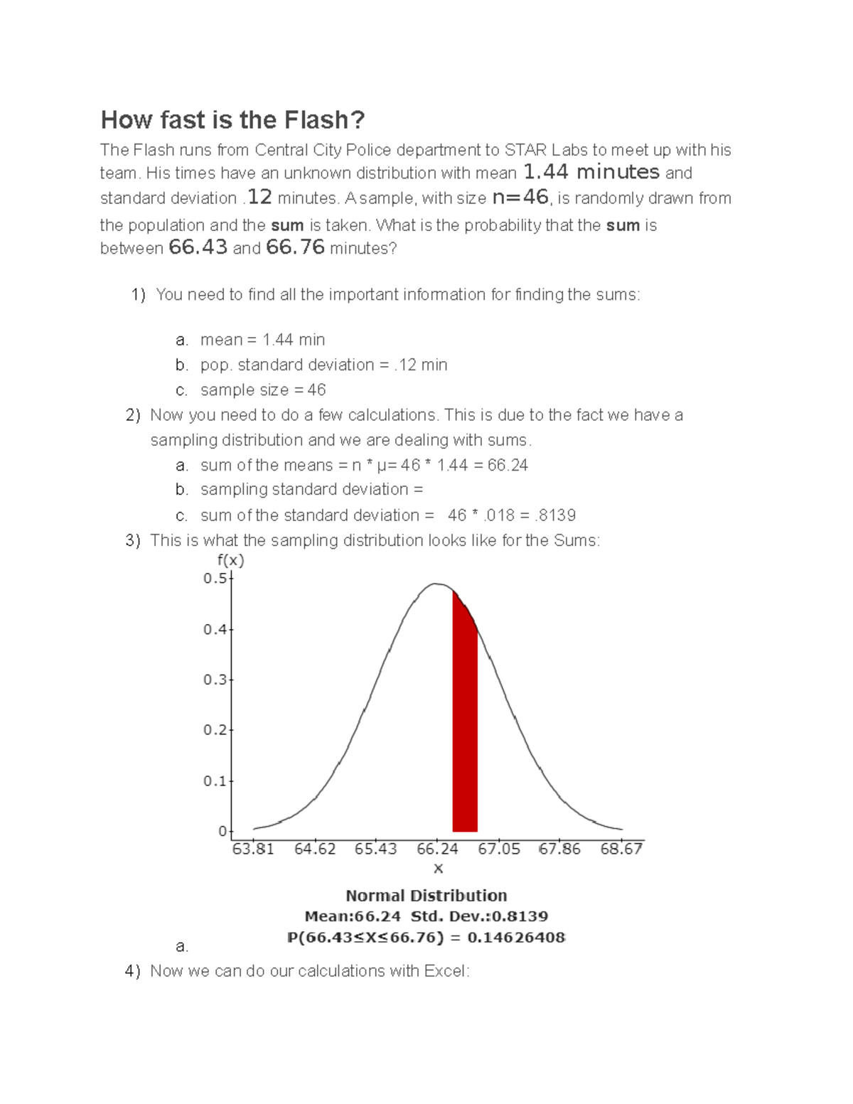How fast is the Flash-1 - Example - How fast is the Flash? The Flash ...