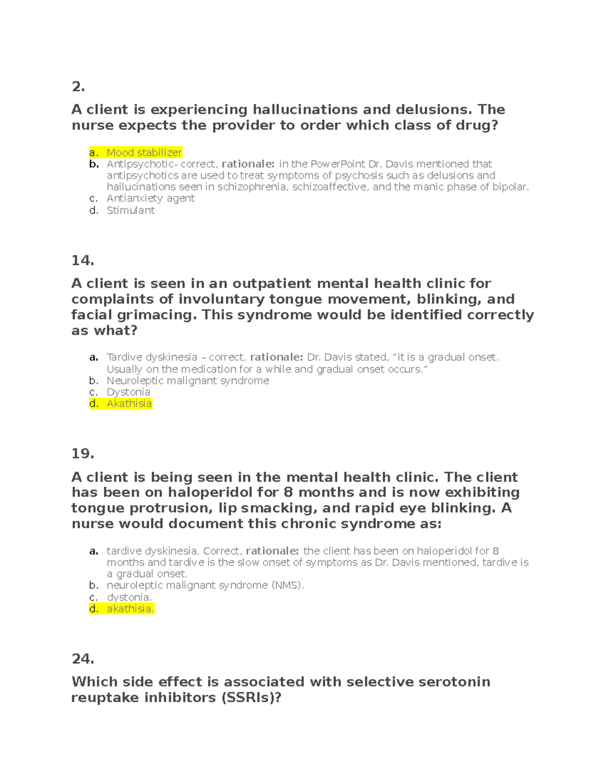 Quiz remediation - sjjk - PSY 100 - CSUMB - Studocu