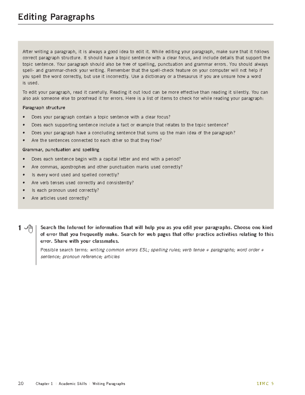 Human Respiratory System - Editing Paragraphs After writing a paragraph ...