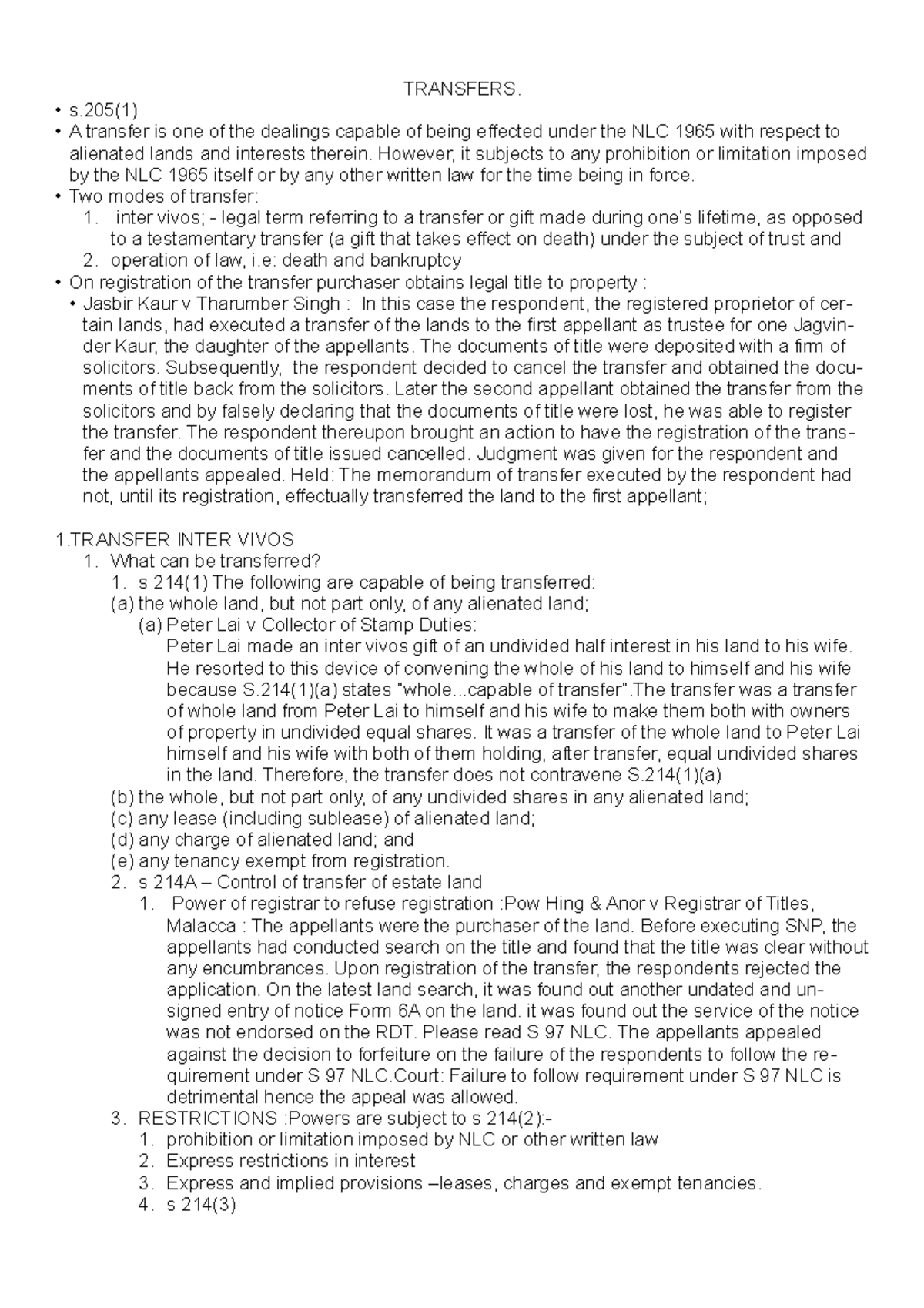 Transfers topic 3 - have fun - TRANSFERS. s(1) A transfer is one of the ...