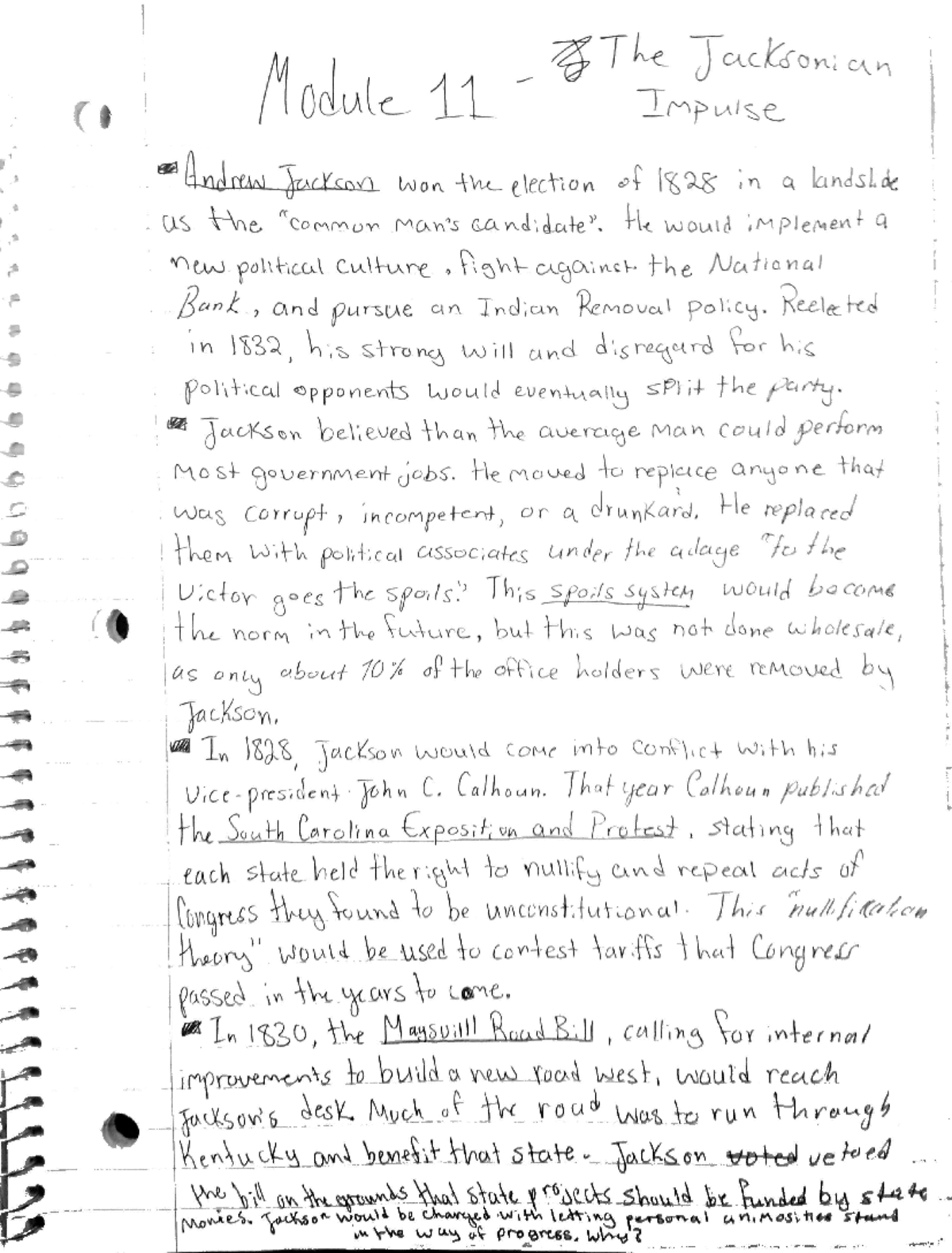 AMH-2010 - Main points from lectures. Notes from lectures and the notes ...